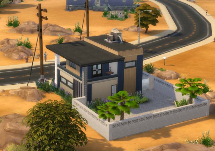 Modern BG starter house - The Sims 4 Rooms / Lots - CurseForge