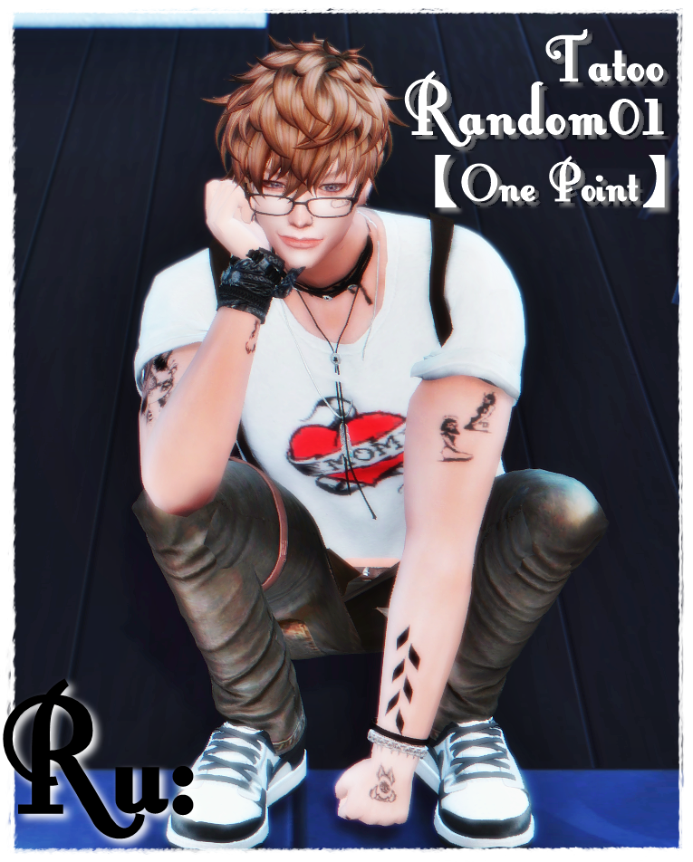 [Ru:licara]Tatoo random01【OnePoint】 - The Sims 4 Create a Sim - CurseForge