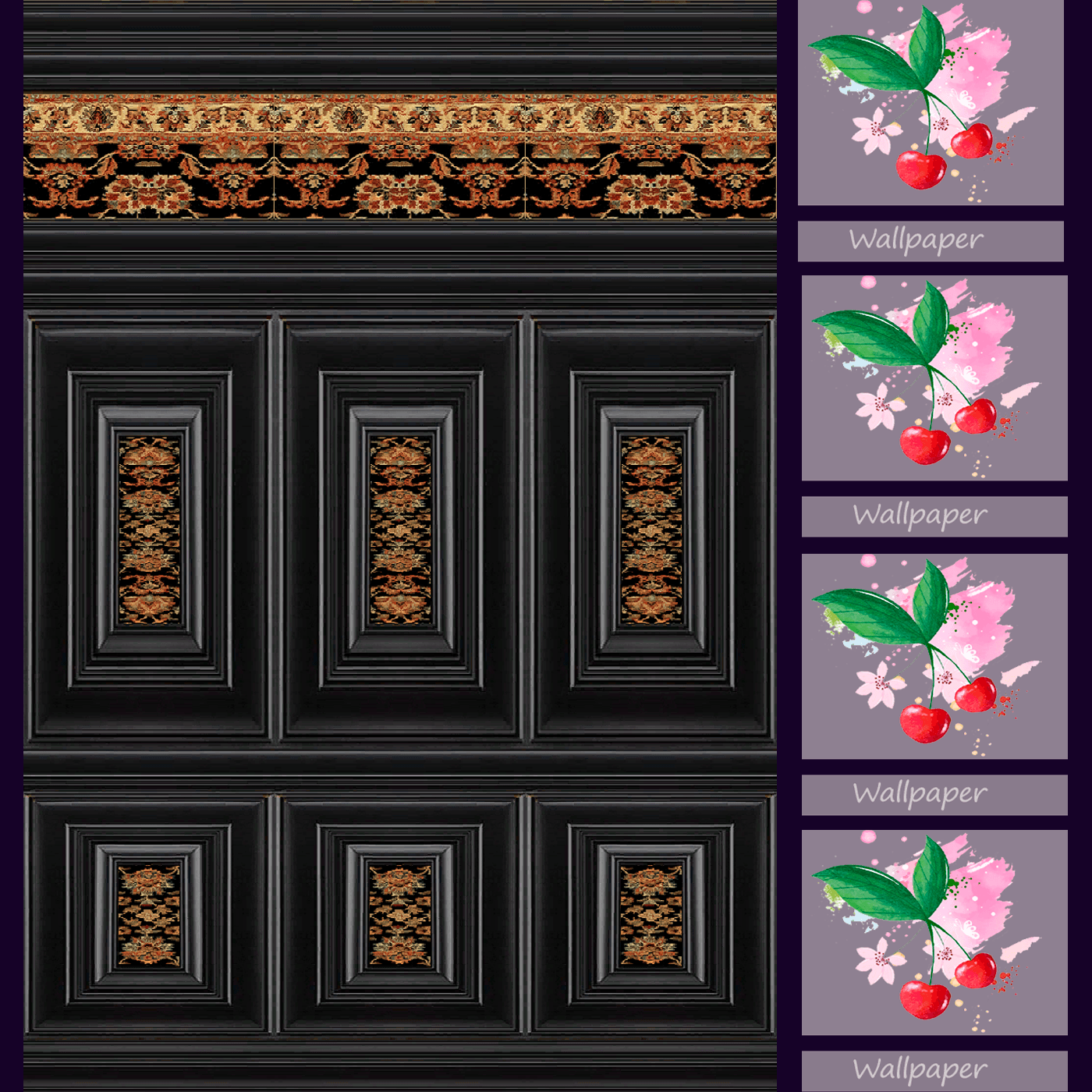wooden panels with ornamental trim - Gallery - The Sims 4 Build / Buy ...
