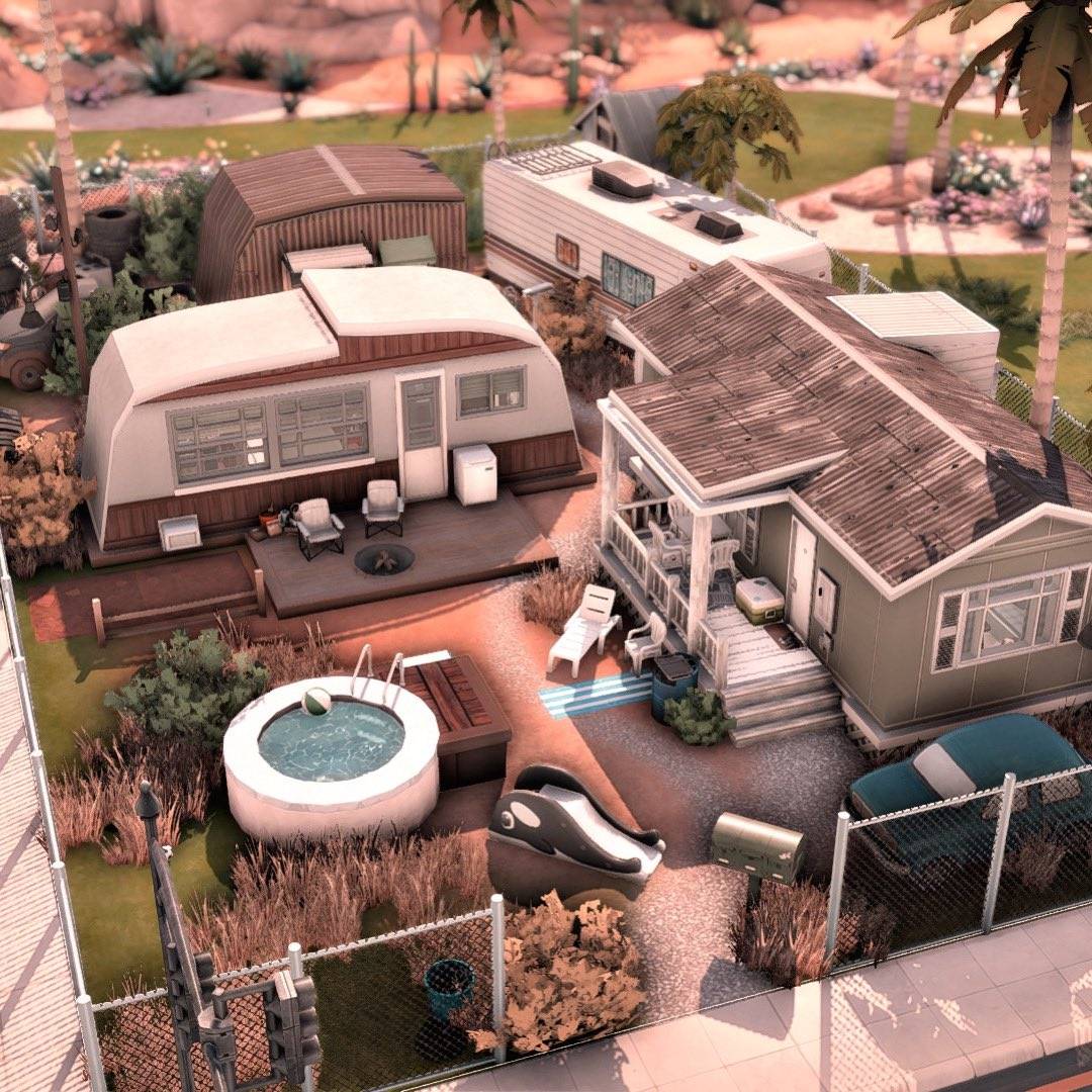 Trailer Park Oasis Springs - Gallery - The Sims 4 Rooms / Lots - CurseForge