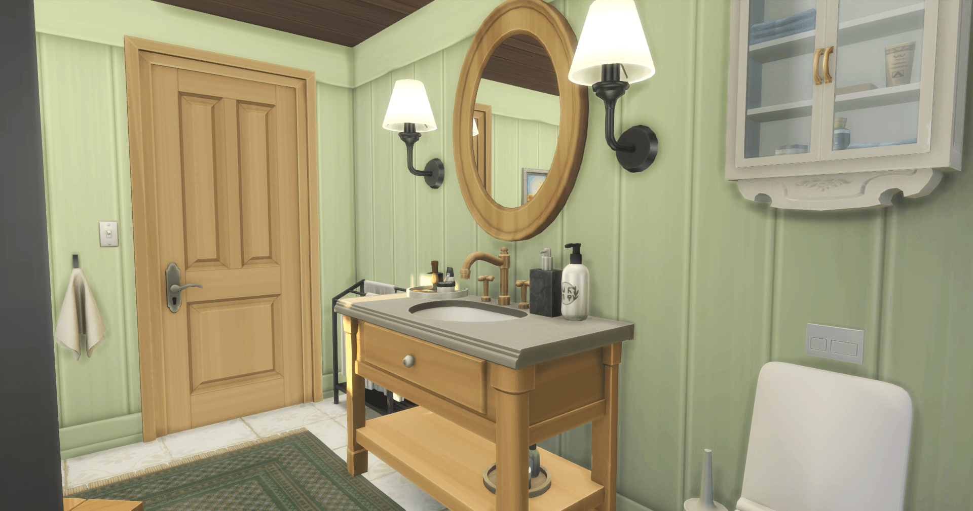 Homestead Bathroom - The Sims 4 Rooms / Lots - CurseForge
