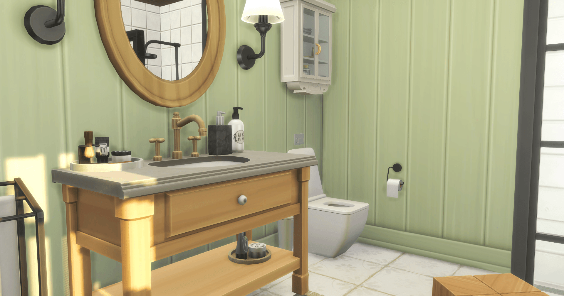 Homestead Bathroom - The Sims 4 Rooms / Lots - CurseForge