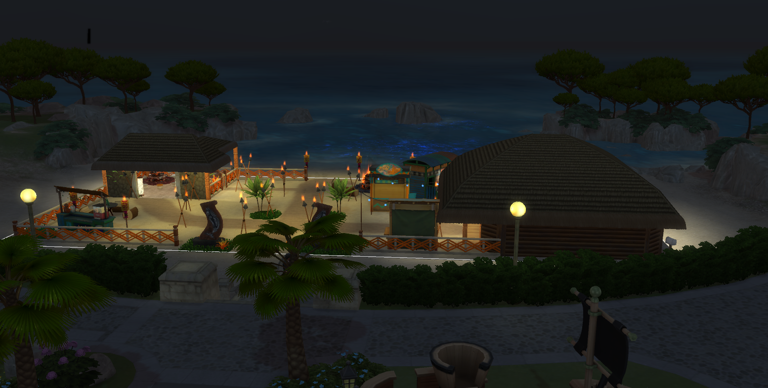 Curator Tiki Bar - base game compatible - Gallery - The Sims 4 Rooms ...