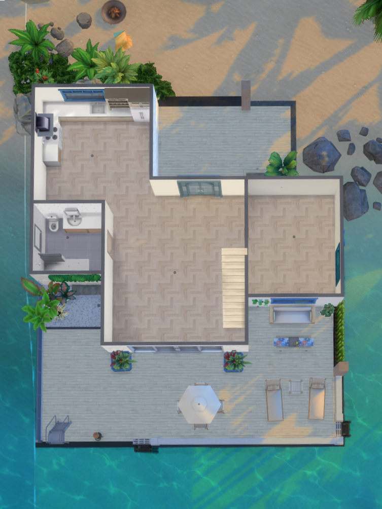 Sulani Beach home no cc - Gallery - The Sims 4 Rooms / Lots - CurseForge