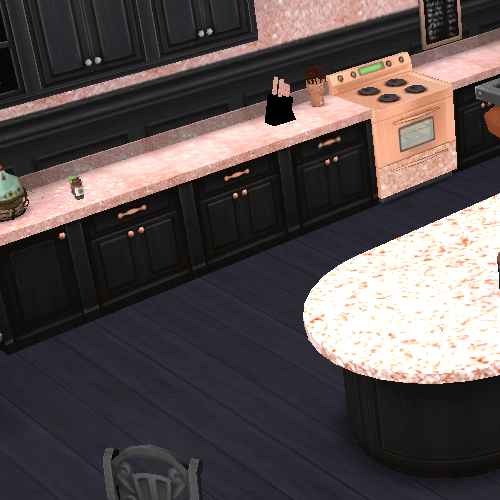 Rose Gold Gliter counter tops - Gallery - The Sims 4 Build / Buy ...