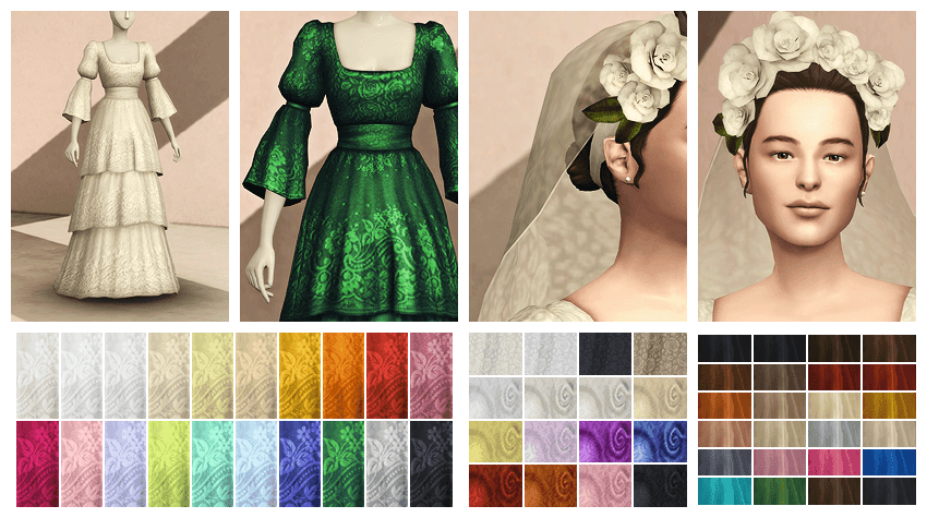 Rosa × alba - Magnolia Set - The Sims 4 Create a Sim - CurseForge