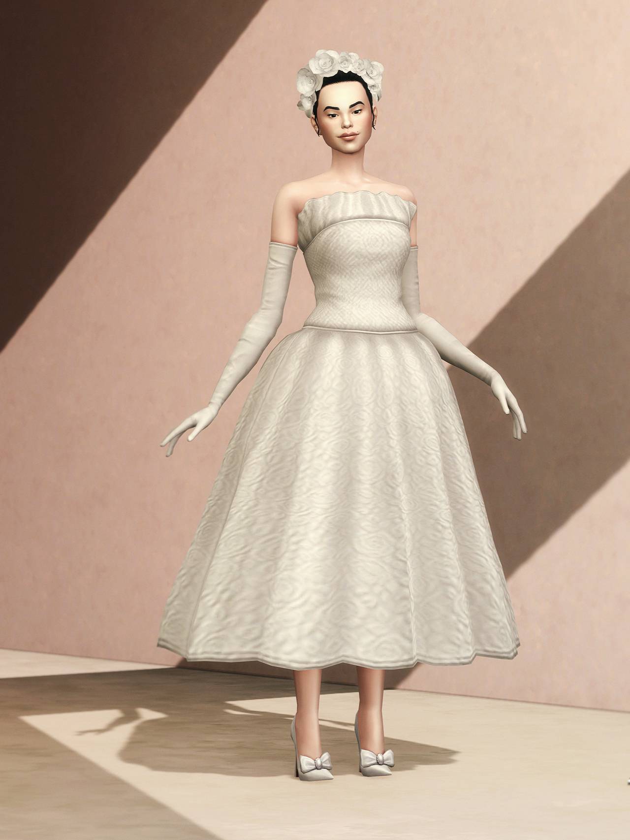 Rosa × alba - Rosalía Ball Dress Set - The Sims 4 Create a Sim - CurseForge