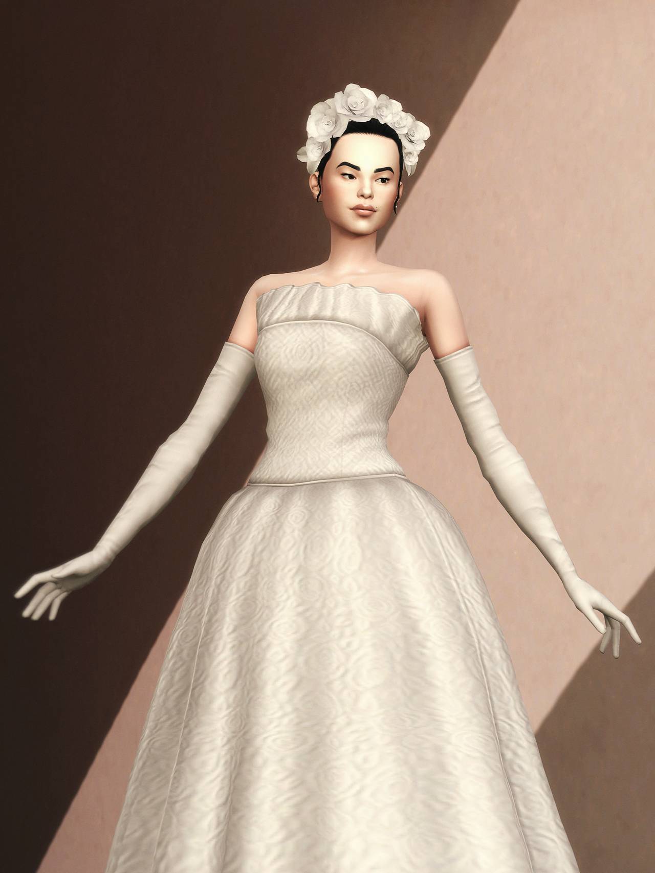 Rosa × alba - Rosalía Ball Dress Set - The Sims 4 Create a Sim - CurseForge