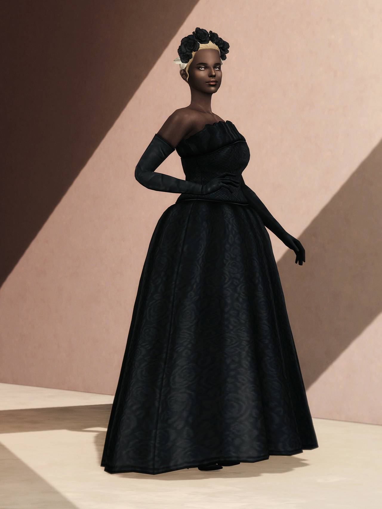 Rosa × alba - Rosalía Ball Dress Set - The Sims 4 Create a Sim - CurseForge