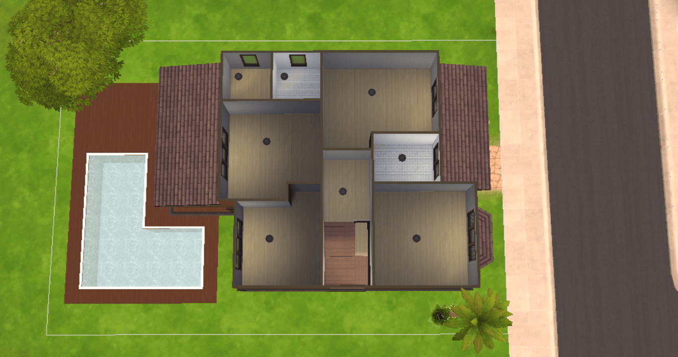 Sunset House Shell - Gallery - The Sims 4 Rooms / Lots - CurseForge