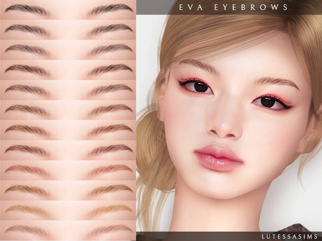 Eva Eyebrows - Gallery - The Sims 4 Create a Sim - CurseForge