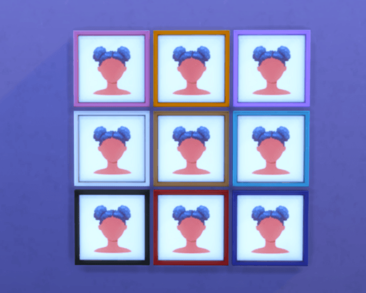 Small pictures with girl`s hairstyles Bundle 1 - The Sims 4 Build / Buy ...