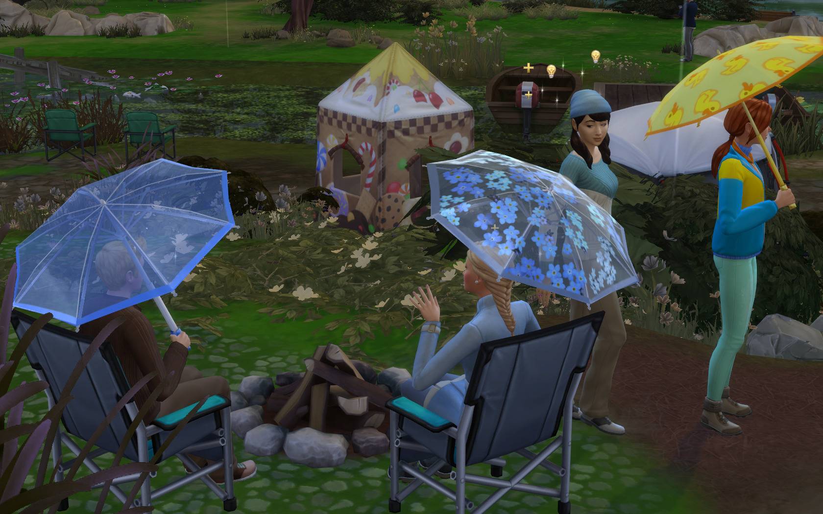 Functional Umbrellas Recolors (The Seasons EP) - Screenshots - The Sims ...