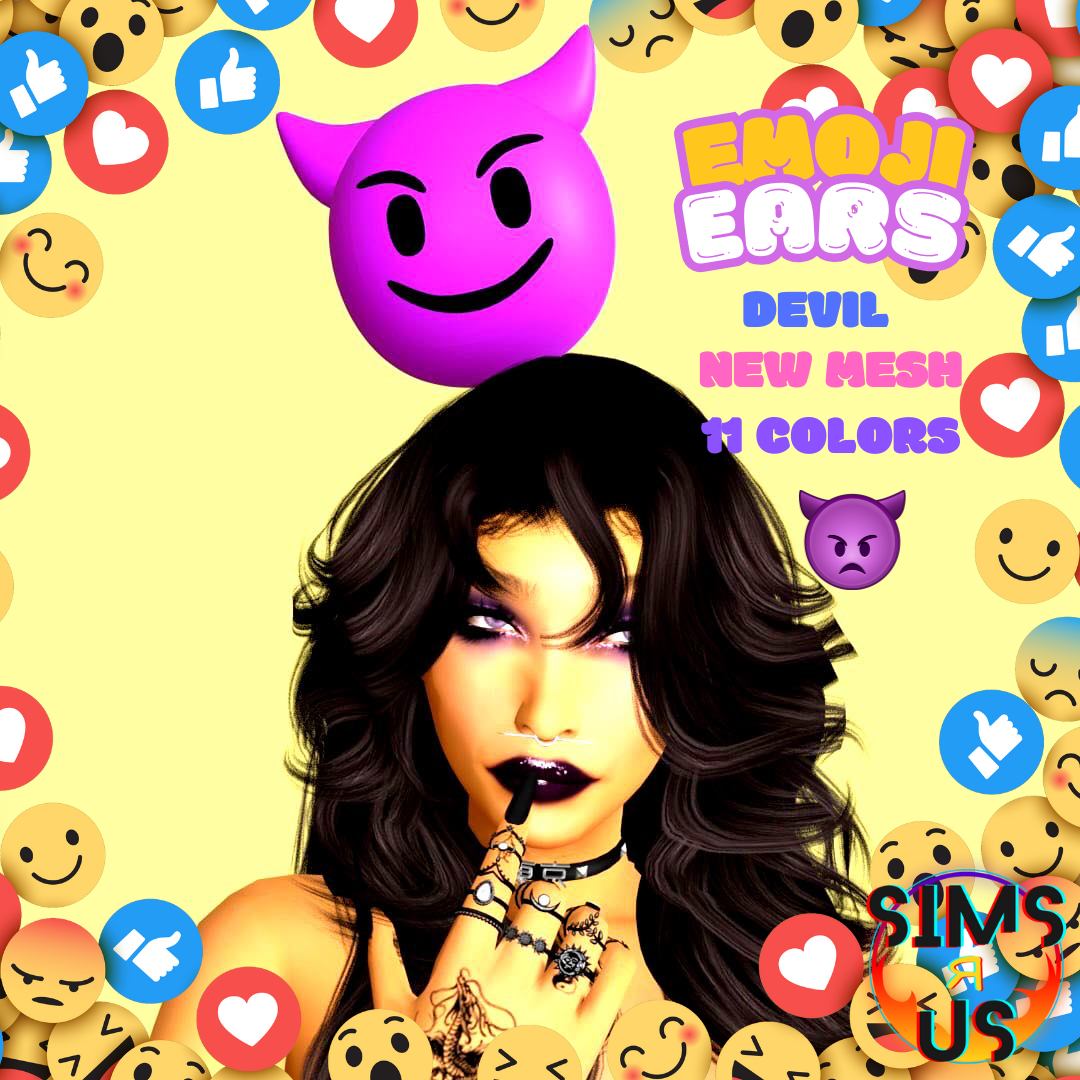 EMOJI EARS_DEVIL - Gallery - The Sims 4 Create a Sim - CurseForge