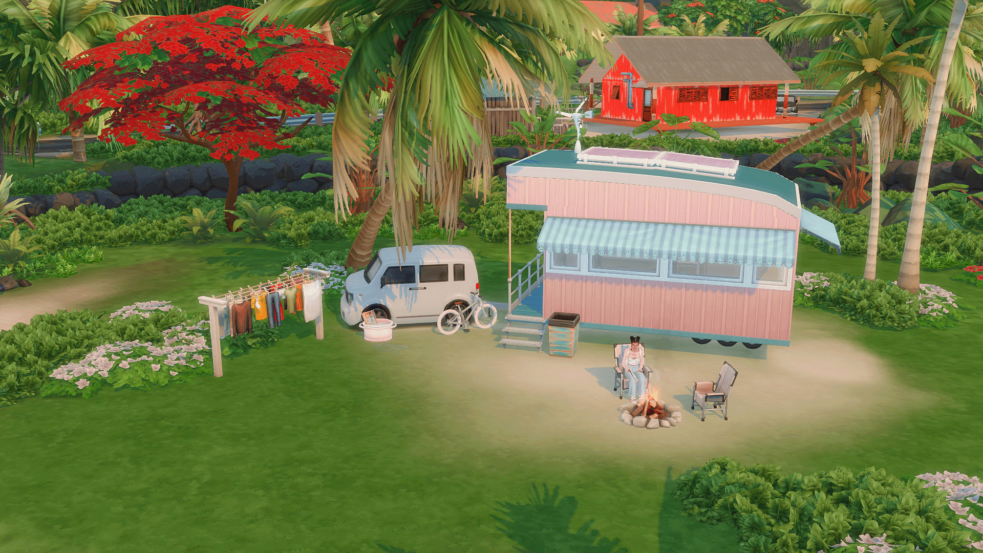 RV camping in Sulani (starter) - The Sims 4 Rooms / Lots - CurseForge