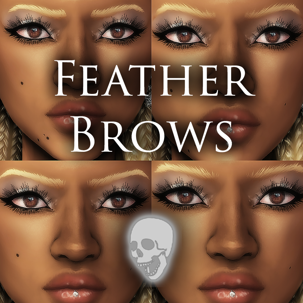 Feather Brows - a brow set - Gallery - The Sims 4 Create a Sim - CurseForge