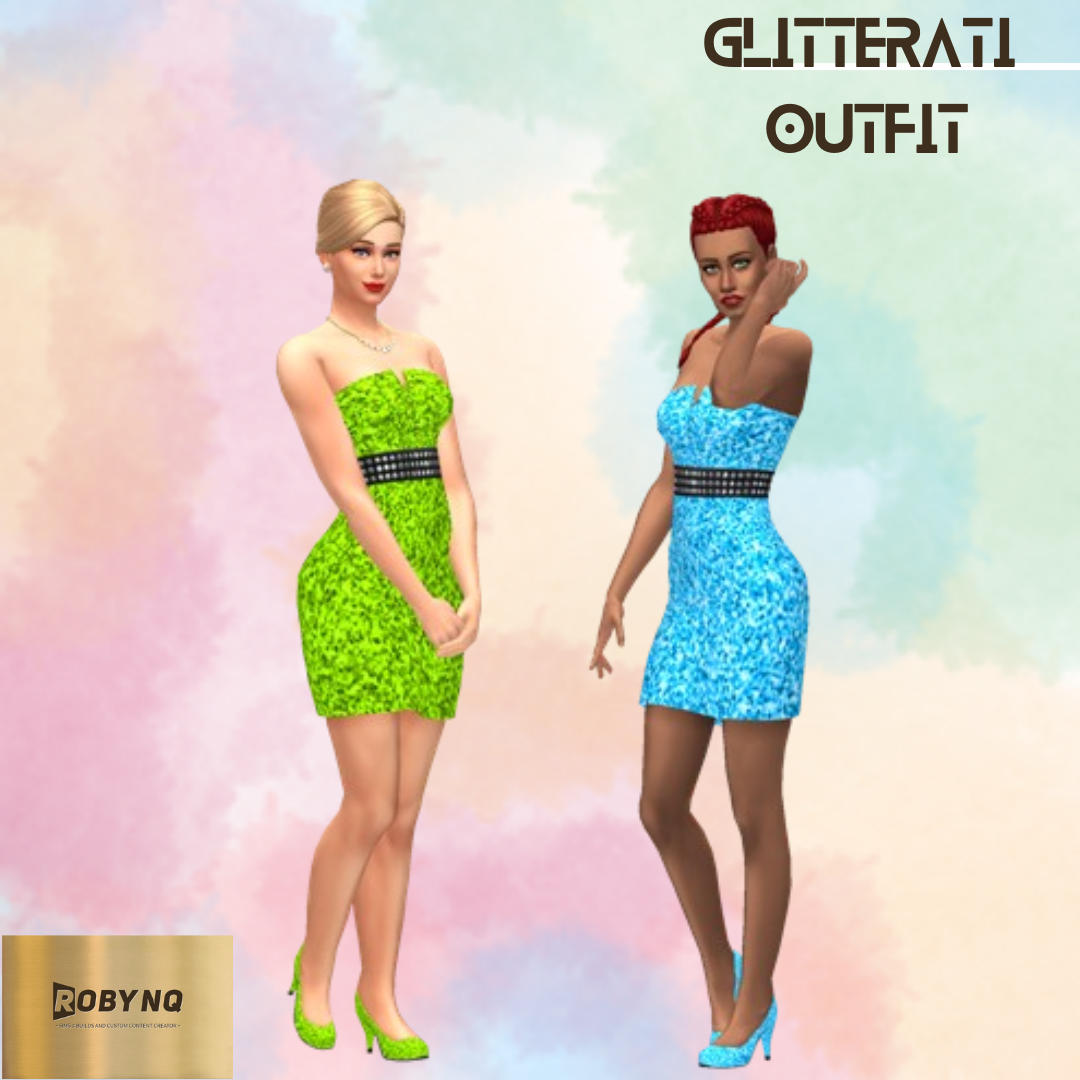 Glitterati outfit - Basegame compatible - Gallery - The Sims 4 Create a ...