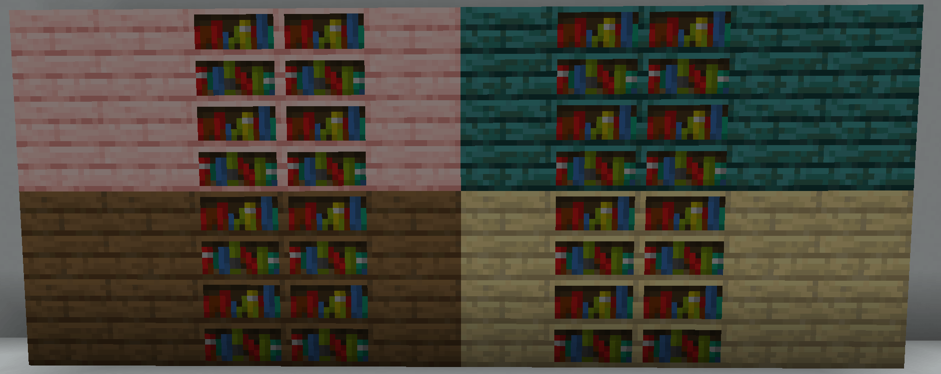 Bookshelves+ - Gallery - Minecraft Mods - CurseForge