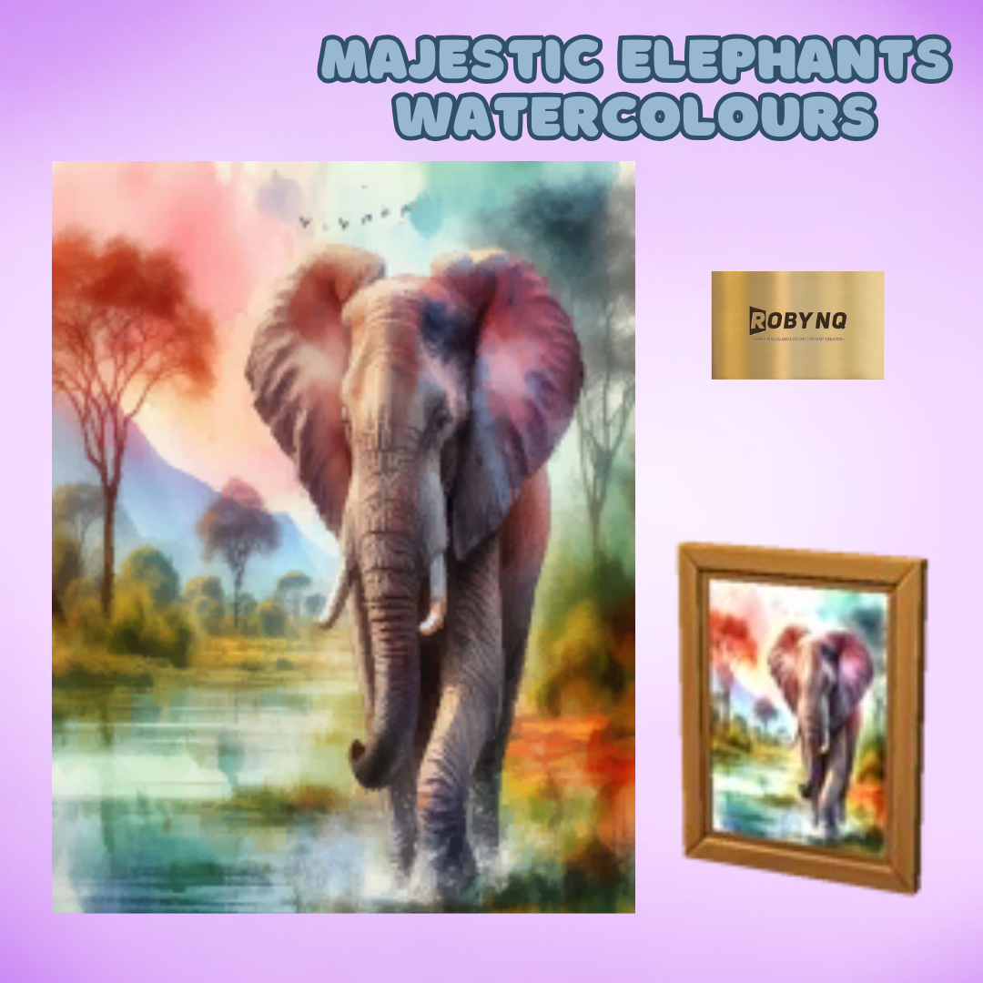 Majestic Elephant Watercolour - Basegame compatible - Gallery - The ...