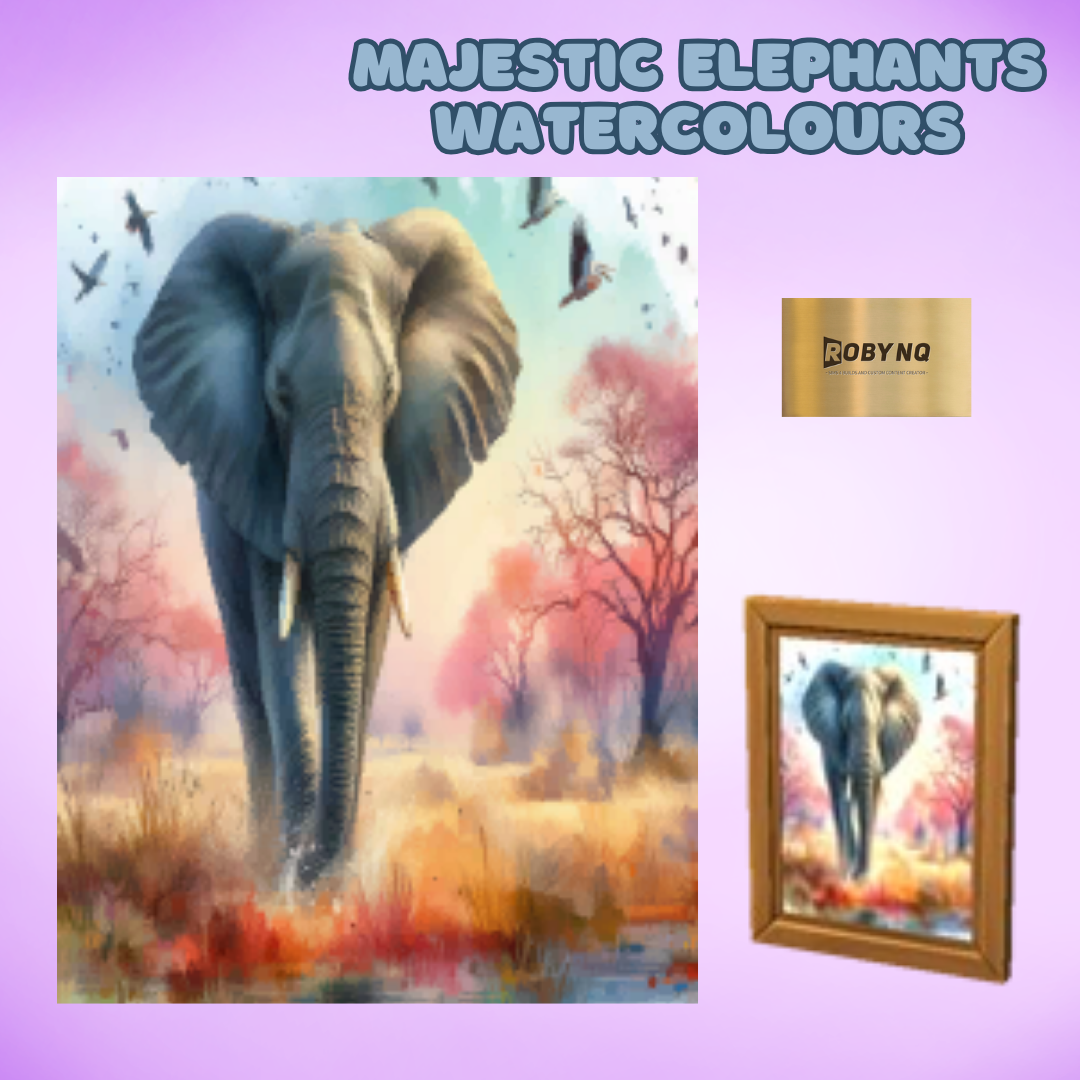 Majestic Elephant Watercolour - Basegame compatible - Gallery - The ...