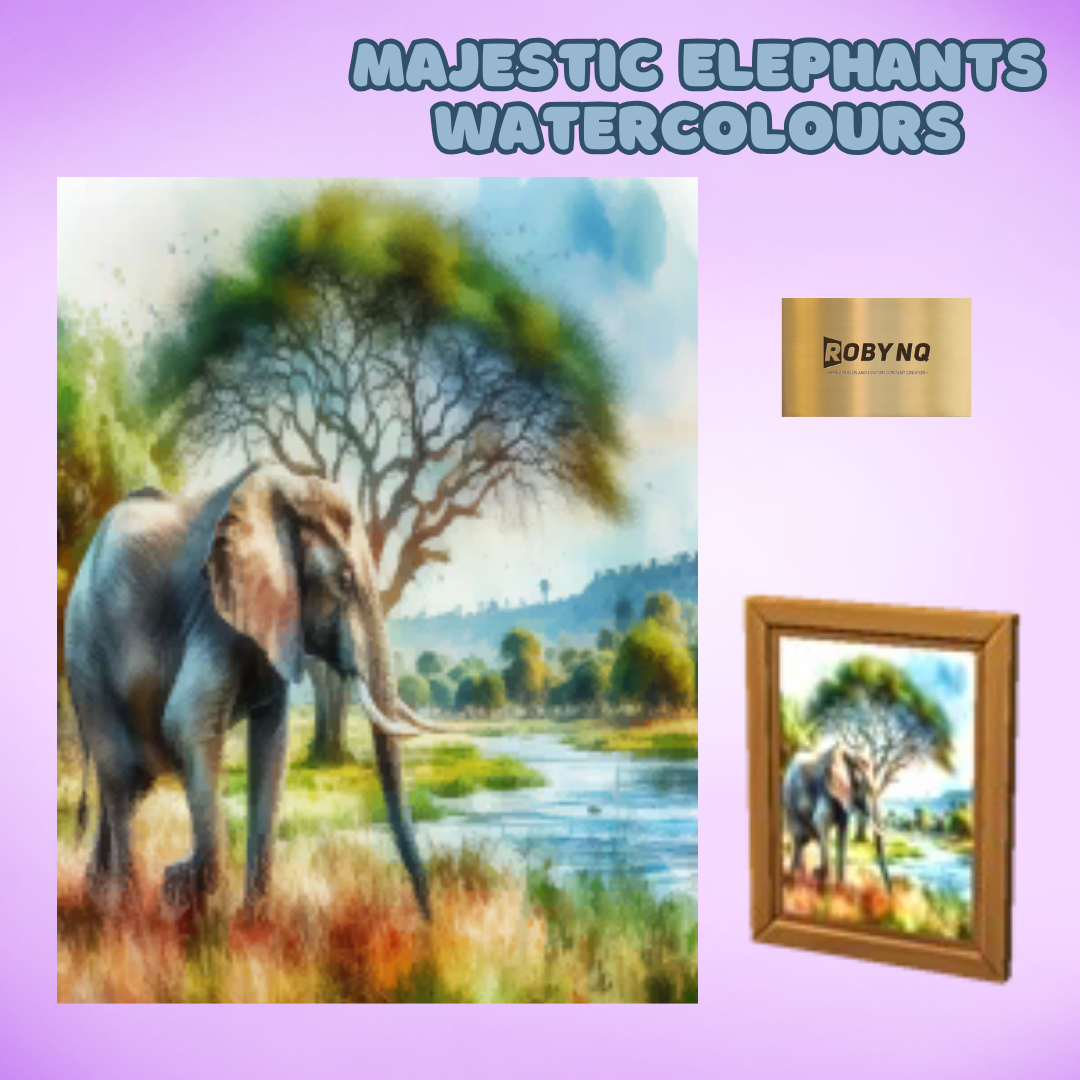 Majestic Elephant Watercolour - Basegame compatible - Gallery - The ...