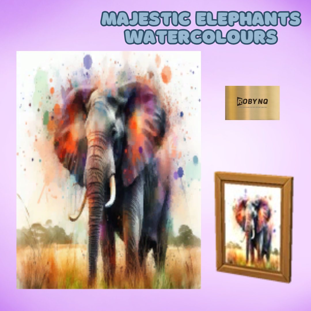 Majestic Elephant Watercolour - Basegame compatible - Gallery - The ...