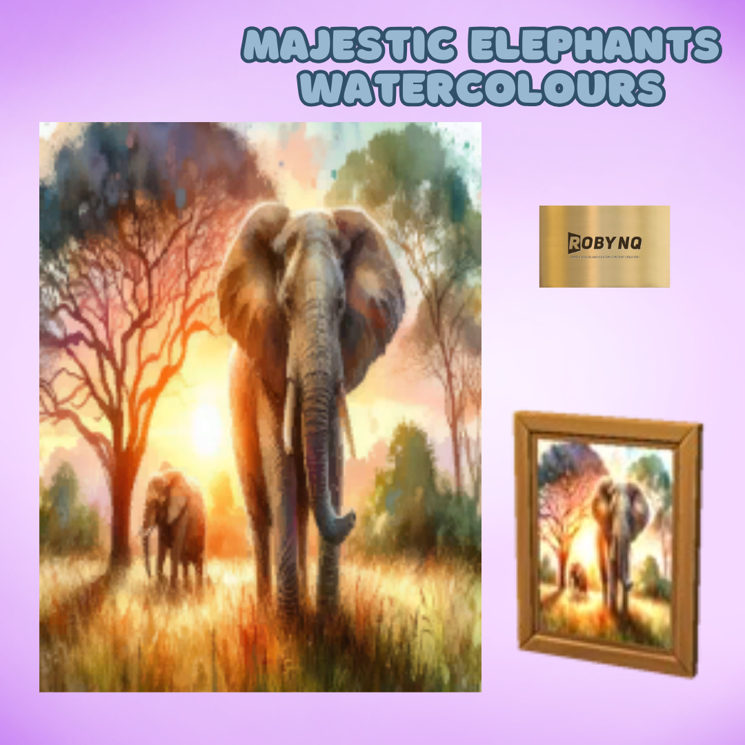 Majestic Elephant Watercolour - Basegame compatible - Gallery - The ...