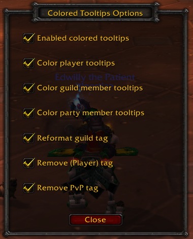 Colored Tooltips - World of Warcraft Addons - CurseForge