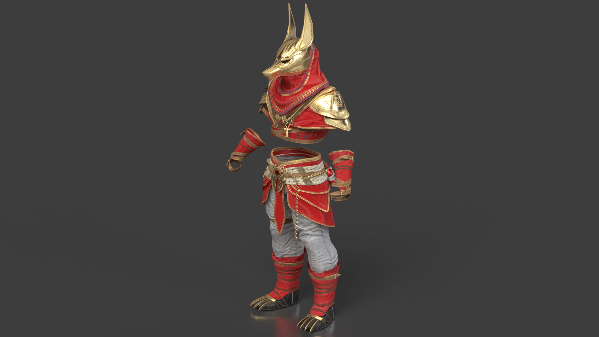 Cliffans Outfits: Anubis (Custom Cosmetic) - Ark Survival Ascended Mods ...