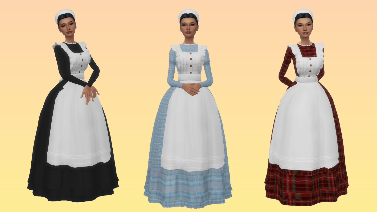 Madge Maid Dress - Gallery - The Sims 4 Create a Sim - CurseForge