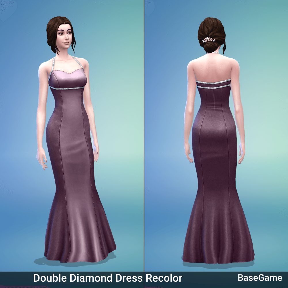 Double Diamond Dress Recolor - Gallery - The Sims 4 Create a Sim ...