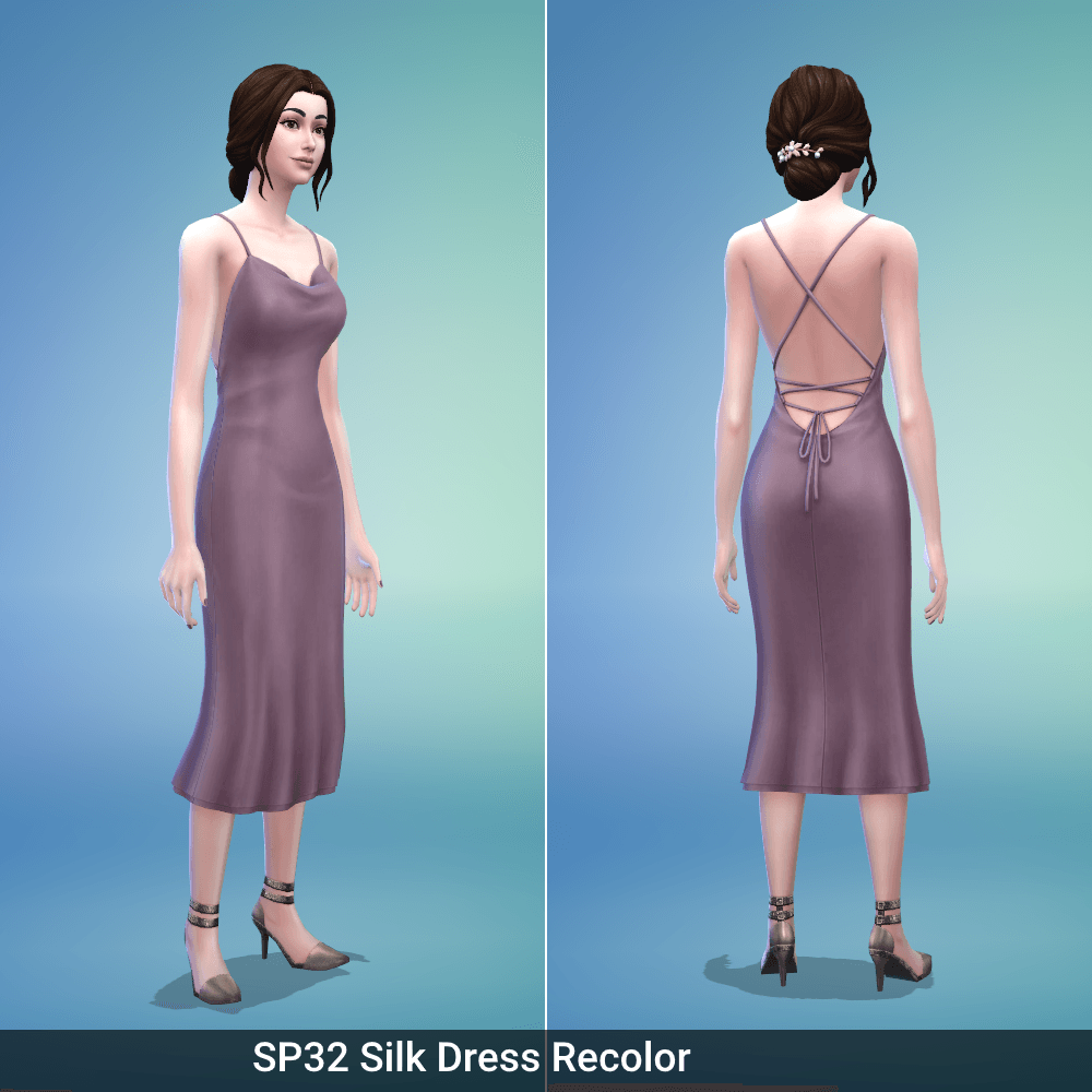SP32 Silk Dress Recolor - Gallery - The Sims 4 Create a Sim - CurseForge