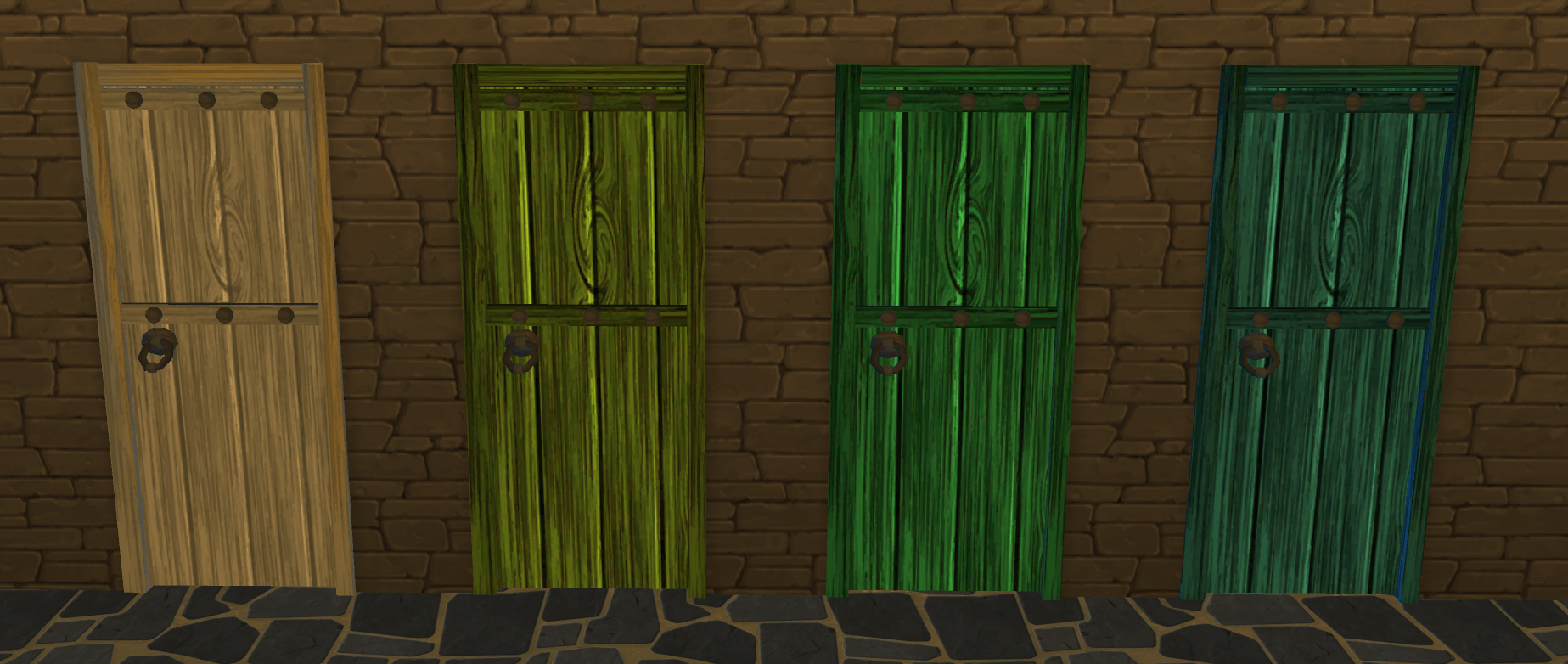 Medieval rustic and fantasy door - Gallery - The Sims 4 Build / Buy - CurseForge