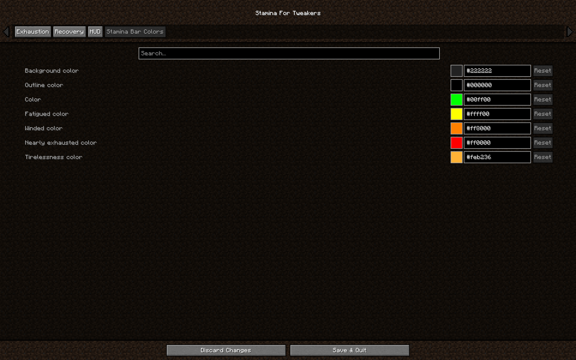 Stamina For Tweakers - Gallery - Minecraft Mods - CurseForge