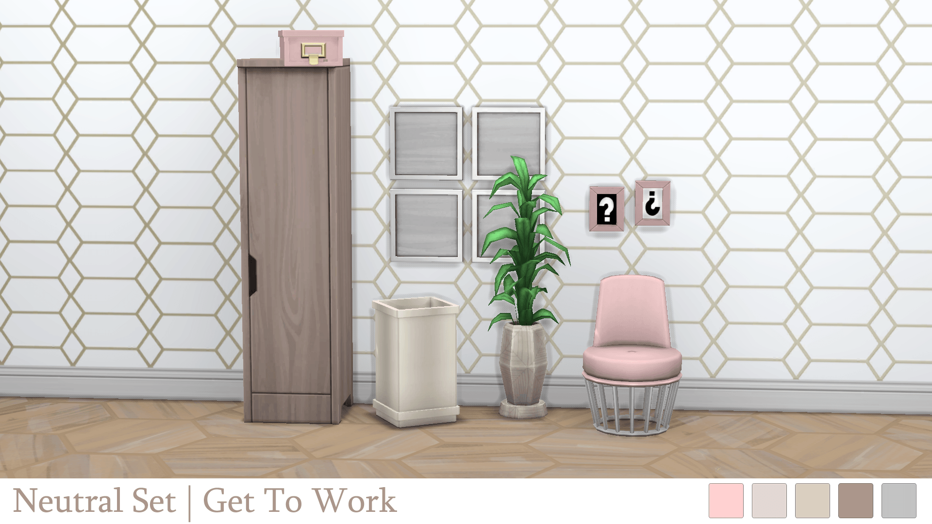 Neutral Buy Set - Get To Work - Gallery - The Sims 4 Build / Buy ...