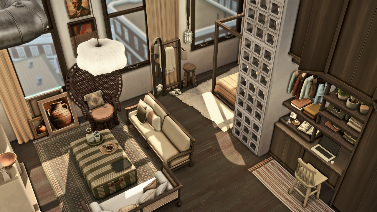 Tiny Studio Apartment - Gallery - The Sims 4 Rooms / Lots - CurseForge