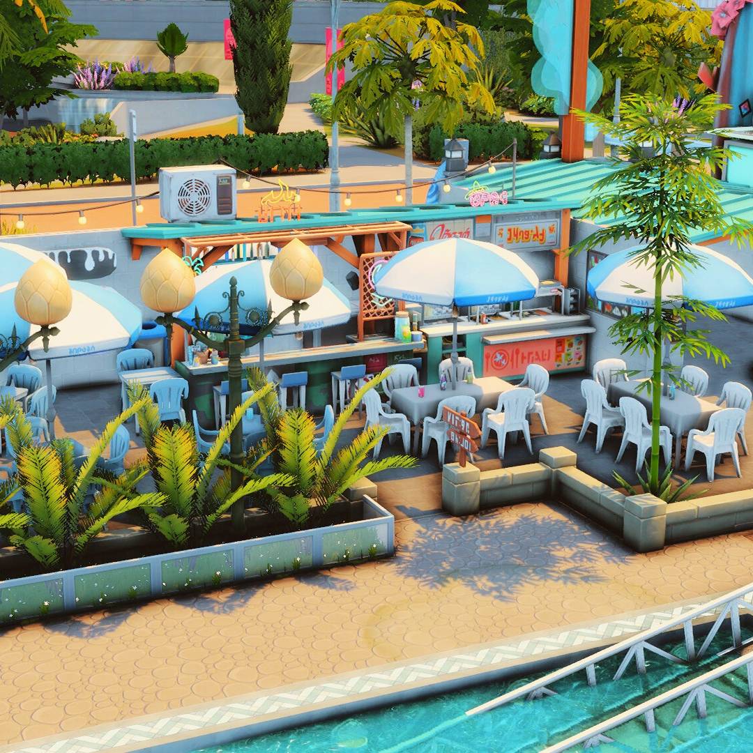 Blue Lagoon Swimming Pool - Screenshots - The Sims 4 Rooms / Lots ...