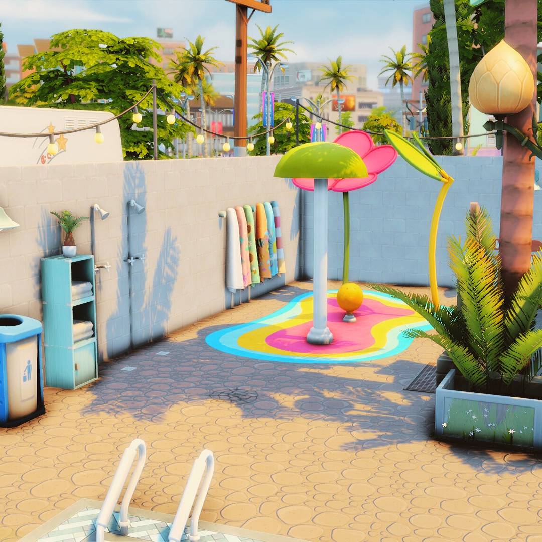 Blue Lagoon Swimming Pool - Gallery - The Sims 4 Rooms / Lots - CurseForge