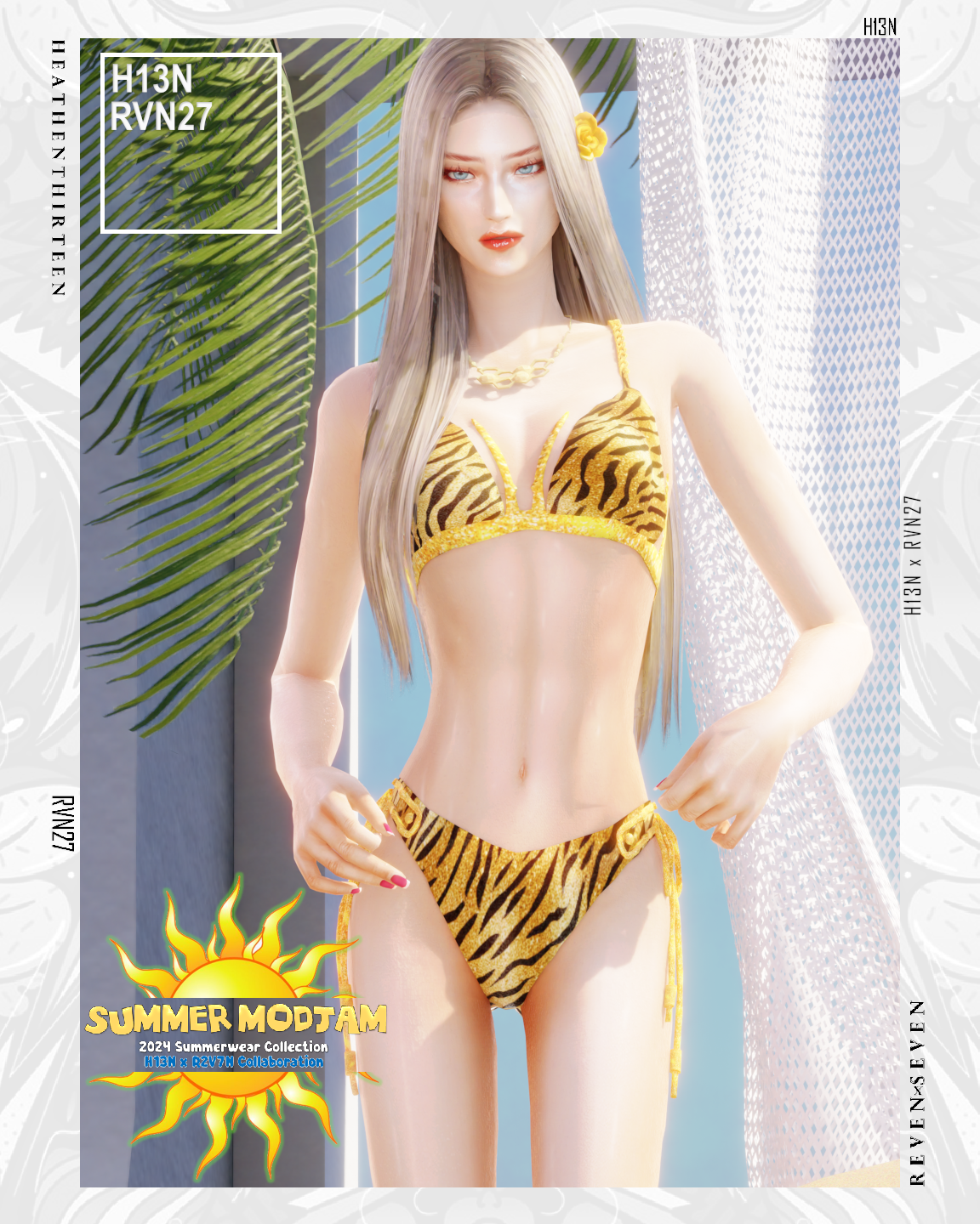 Metallic Sheen Two Piece Bikini - The Sims 4 Create a Sim - CurseForge