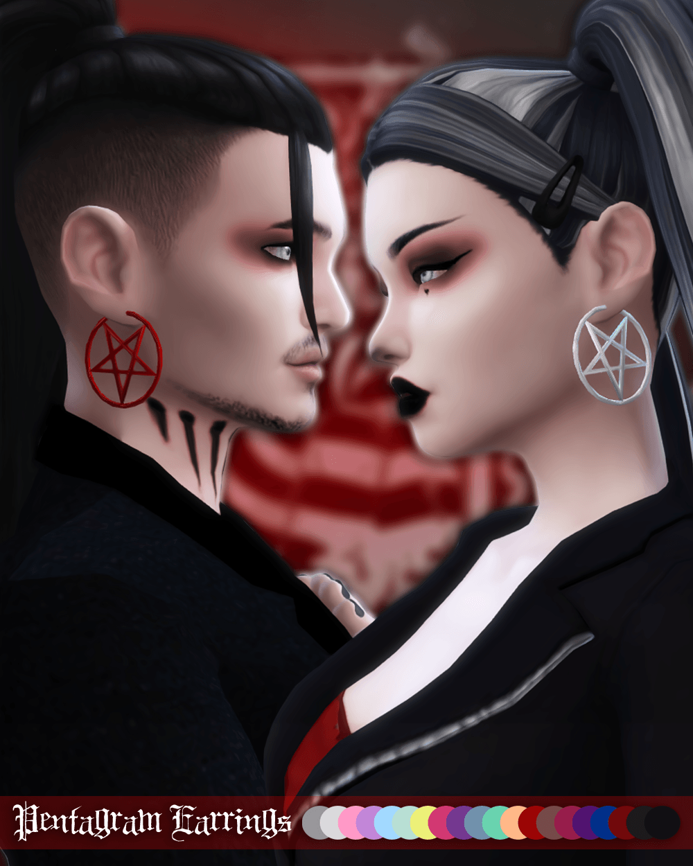 Pentagram Earrings - The Sims 4 Create a Sim - CurseForge