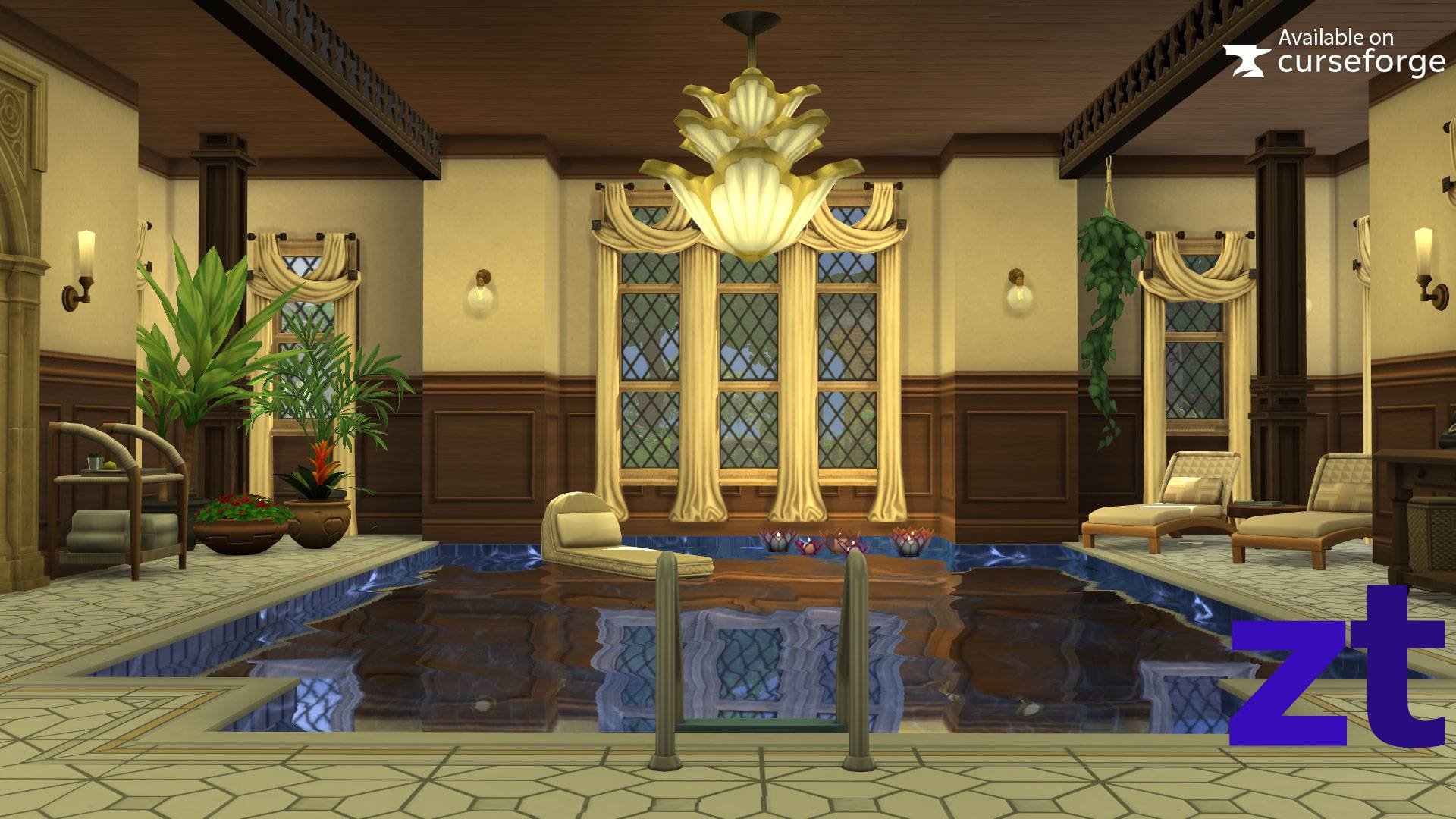 ZT Tudor Gothic Mansion (Rose Red) - Gallery - The Sims 4 Rooms / Lots - CurseForge