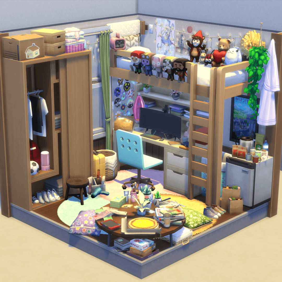 Cute Cluttered Bedroom - Gallery - The Sims 4 Rooms / Lots - CurseForge