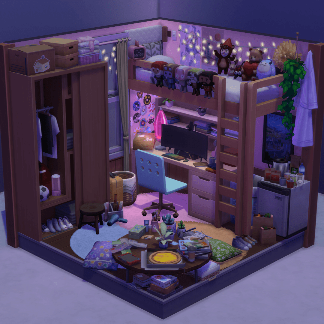 Cute Cluttered Bedroom - Gallery - The Sims 4 Rooms / Lots - CurseForge