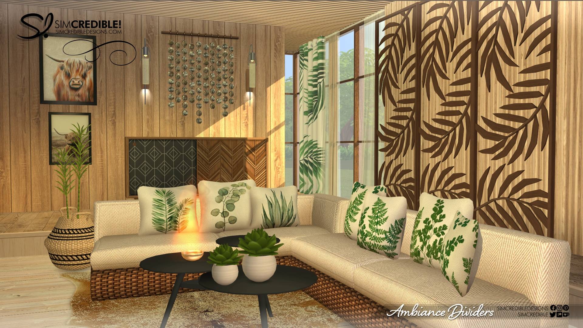 Ambiance Dividers - Leaves ༄ - Gallery - The Sims 4 Build / Buy ...