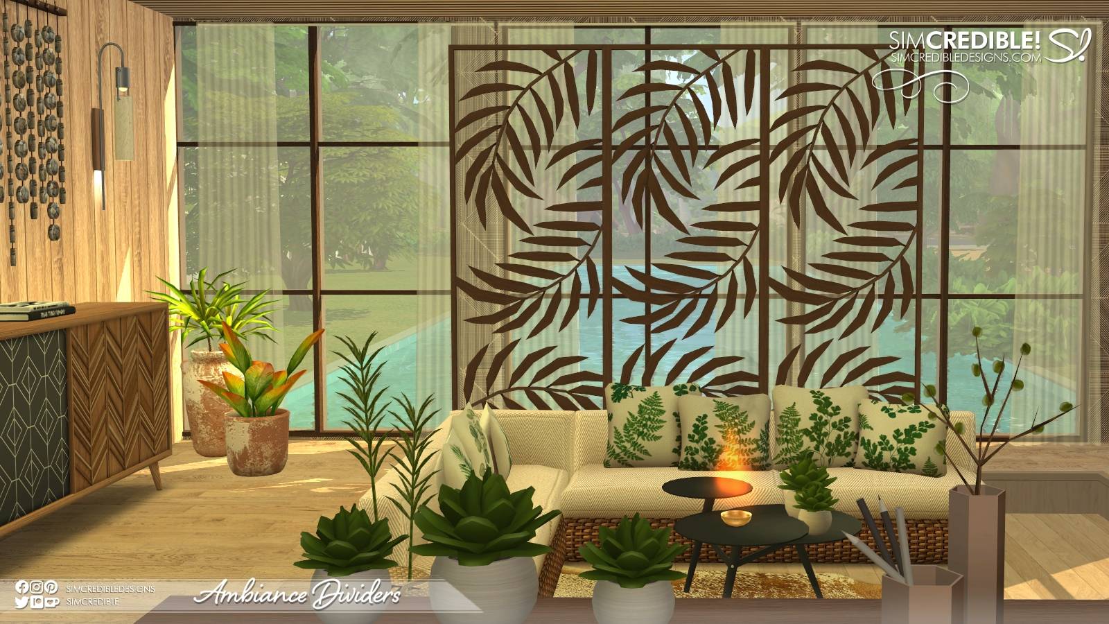Ambiance Dividers - Leaves ༄ - Gallery - The Sims 4 Build / Buy ...