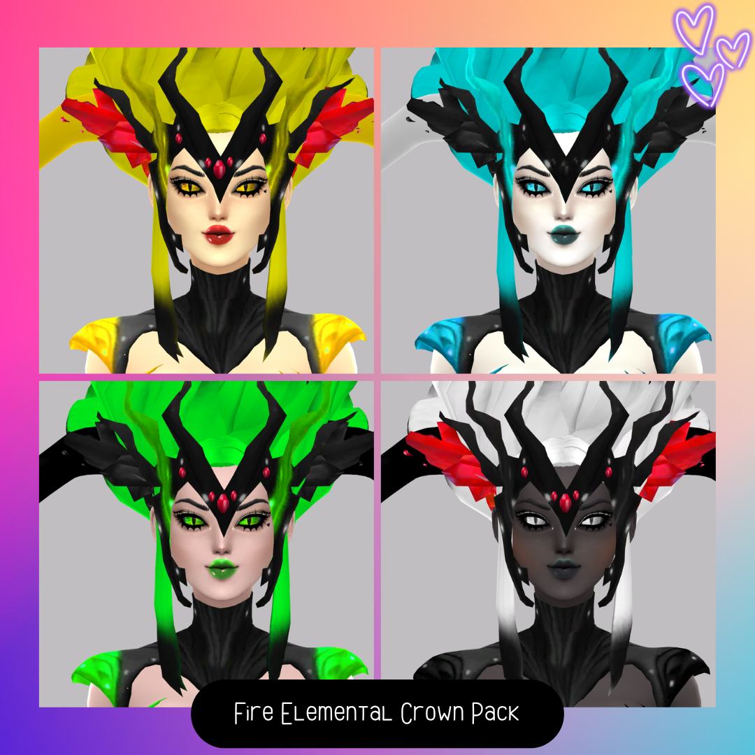 [JBTN] Fire Elemental Crown - Gallery - The Sims 4 Create a Sim ...