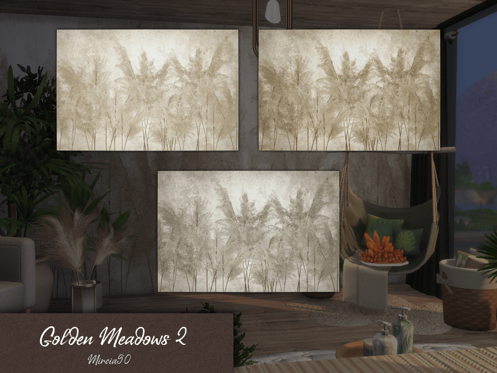 Golden Meadows Mural #2 - Gallery - The Sims 4 Build / Buy - CurseForge