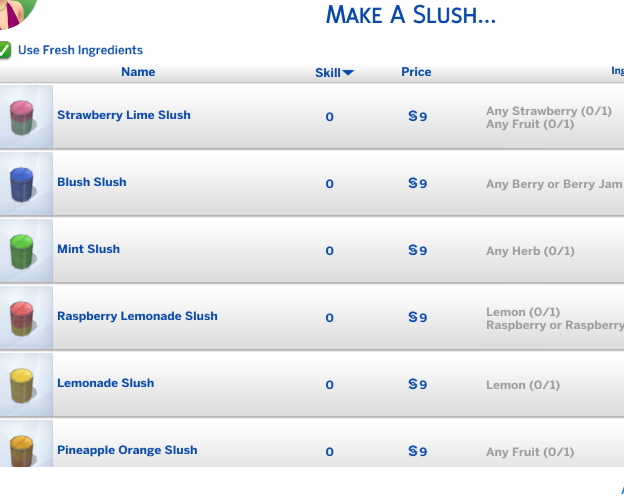 Margarita & Slush Machine - Gallery - The Sims 4 Mods - CurseForge