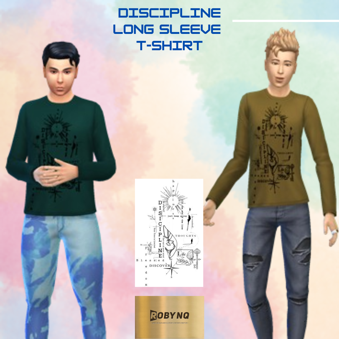 Discipline Long Sleeve T-Shirt - Basegame compatible - Gallery - The ...