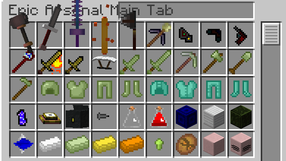Epic Arsenal - Gallery - Minecraft Mods - CurseForge